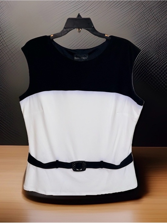 Frank Lyman Design | Tops | Frank Lyman Design Black And White ...